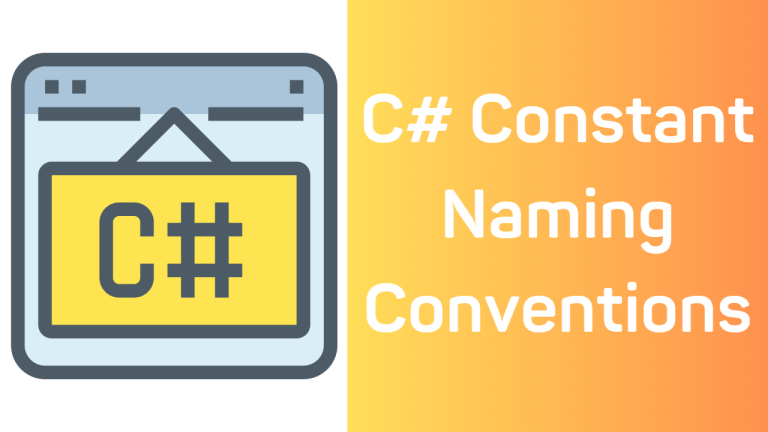 C# Constant Naming Conventions with Examples - AspDotnetHelp.com