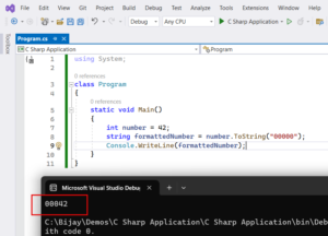 How To Add Leading Zeros To String In C#? - AspDotnetHelp.com